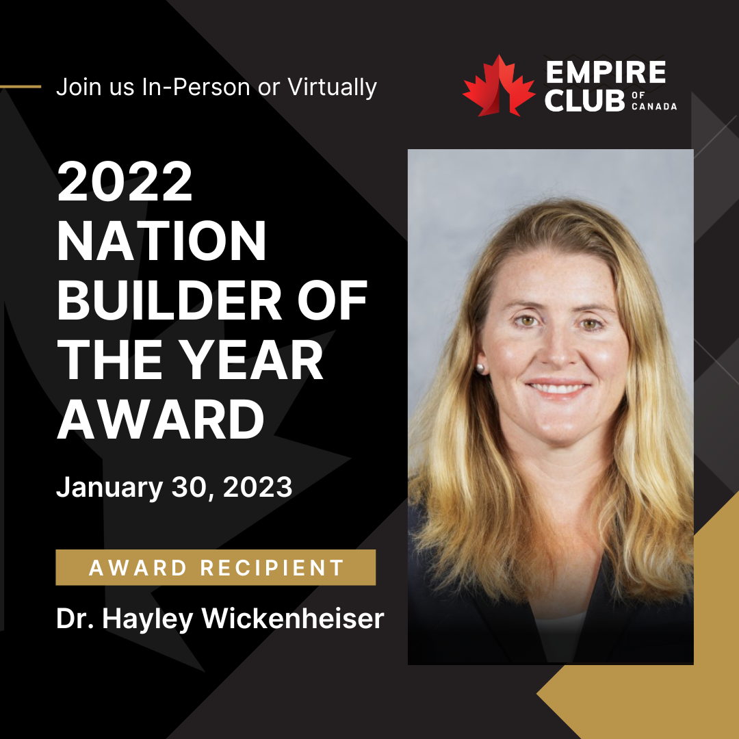 Nation Builder Award | The Empire Club of Canada